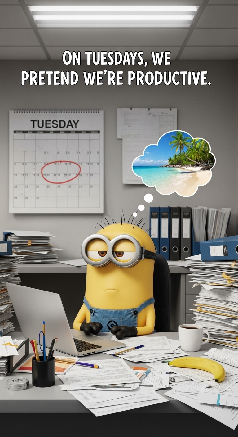 10 Silly Minion Tuesday Memes