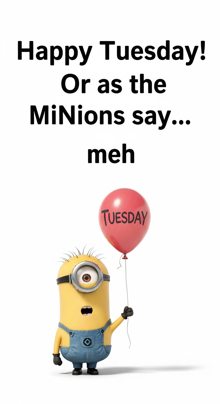 10 Silly Minion Tuesday Memes